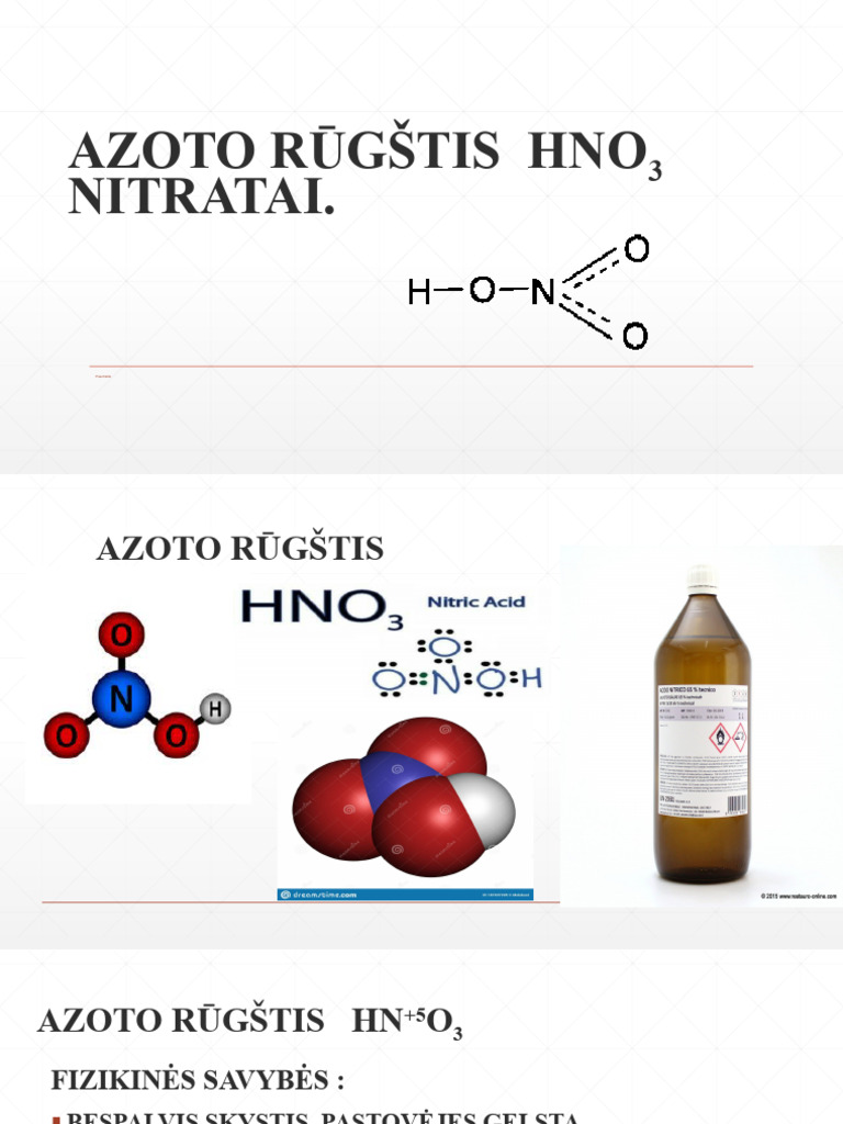 Azoto Rūgštis | PDF