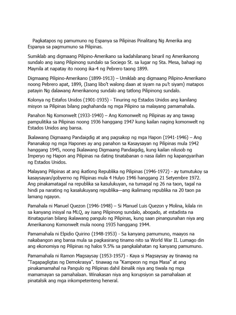 Kasaysayan NG Pilipinas | PDF