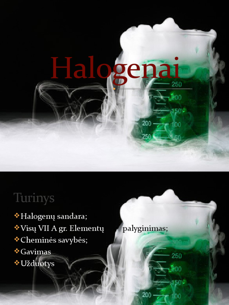 Halogenai | PDF