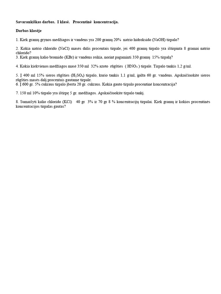 Proc Konc Savarank KL 1kl | PDF