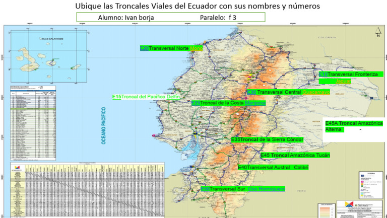 Ubique en El Mapa Vial Las Troncales | PDF