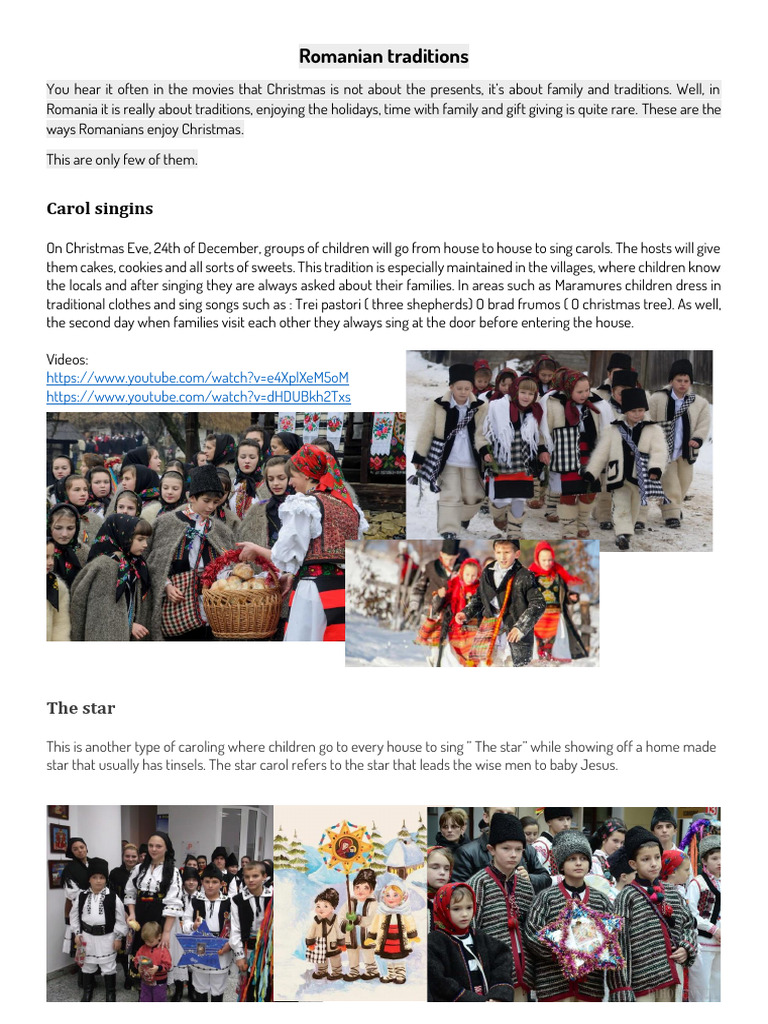 Romanian Christmas | PDF | Christmas | Christmas Eve