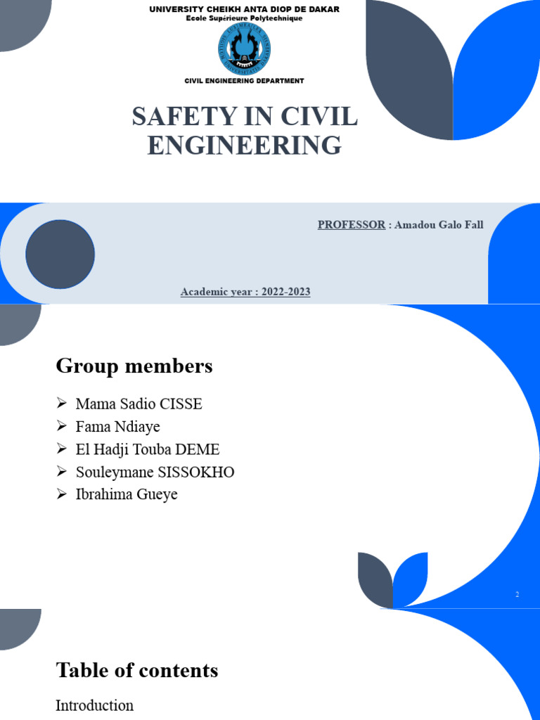 Civil Engineering Safety Guidelines | PDF | Safety | Occupational ...