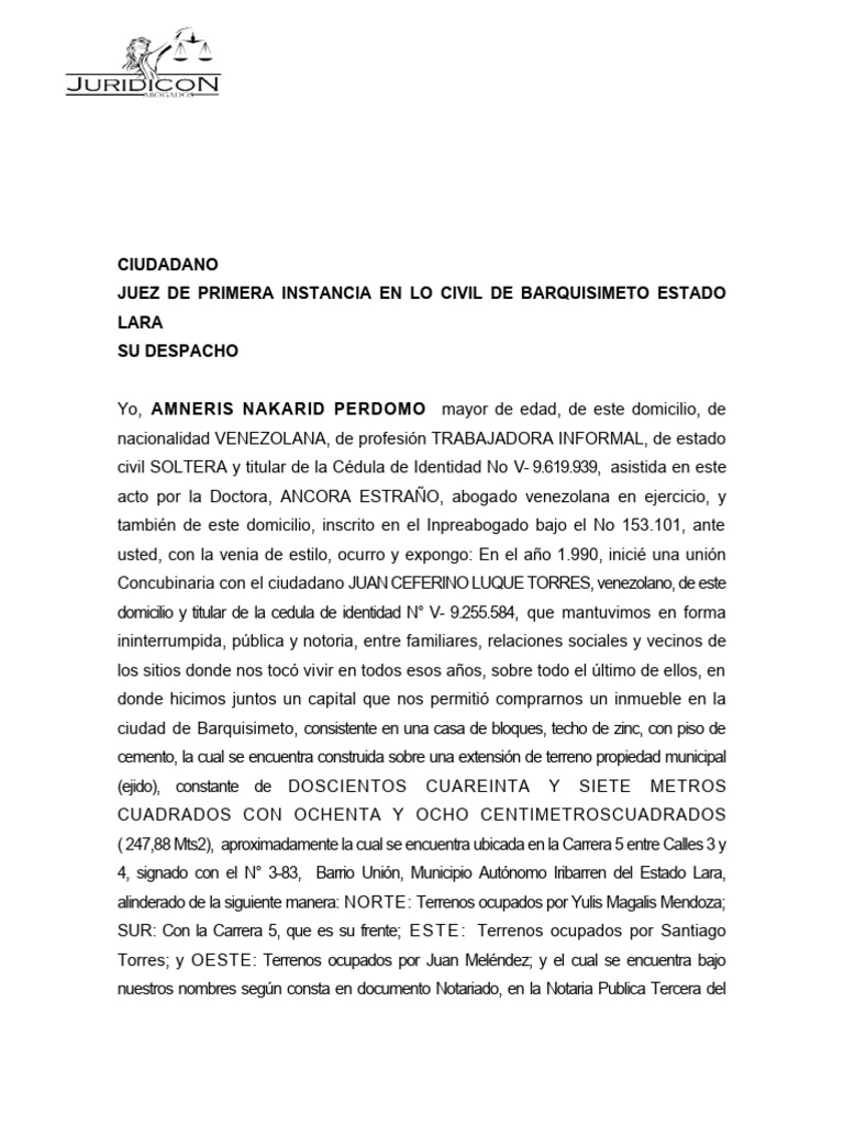 Merodeclarativa Amneris Perdomo | PDF | Derecho