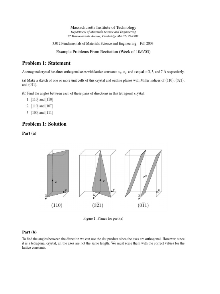 Structure Problem | Download Free PDF | Crystal Structure ...