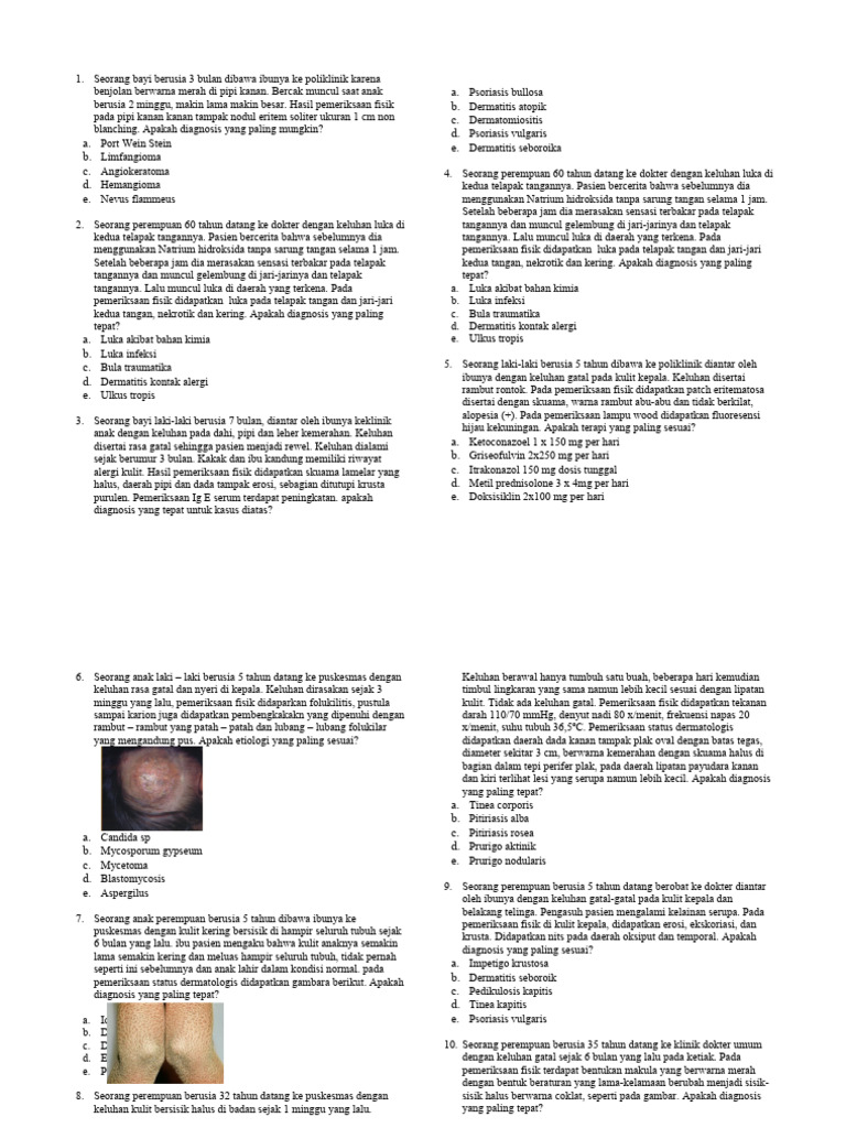 Latihan Soal Kulit | PDF