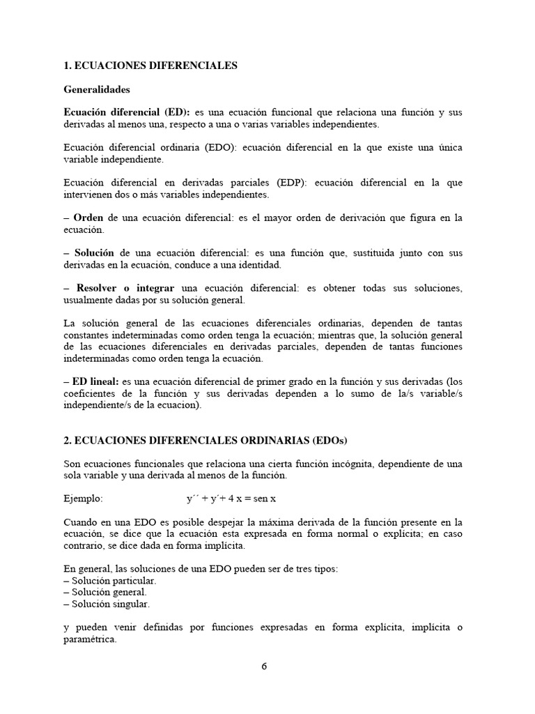 Factor Integrante | PDF | Ecuaciones | Ecuación diferencial ordinaria