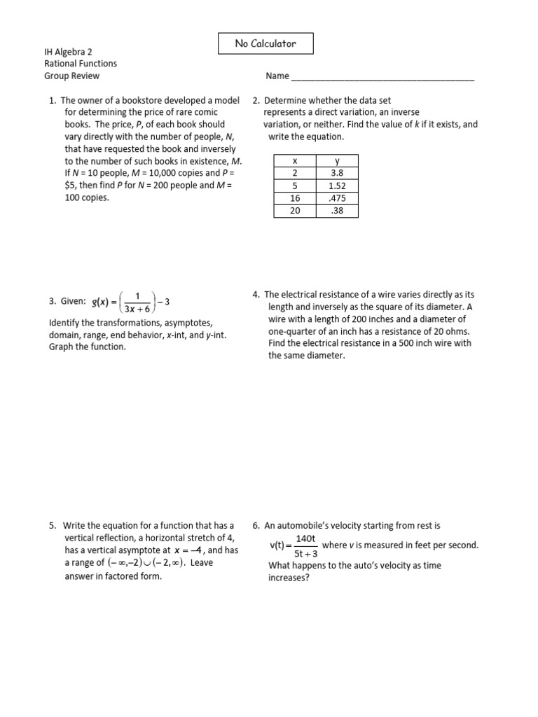 00 - R - Module 9 Group Review | PDF | Asymptote | Function (Mathematics)