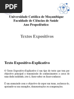 Texto Expositivo Explicativo | PDF | Assunto (gramática) | Discurso