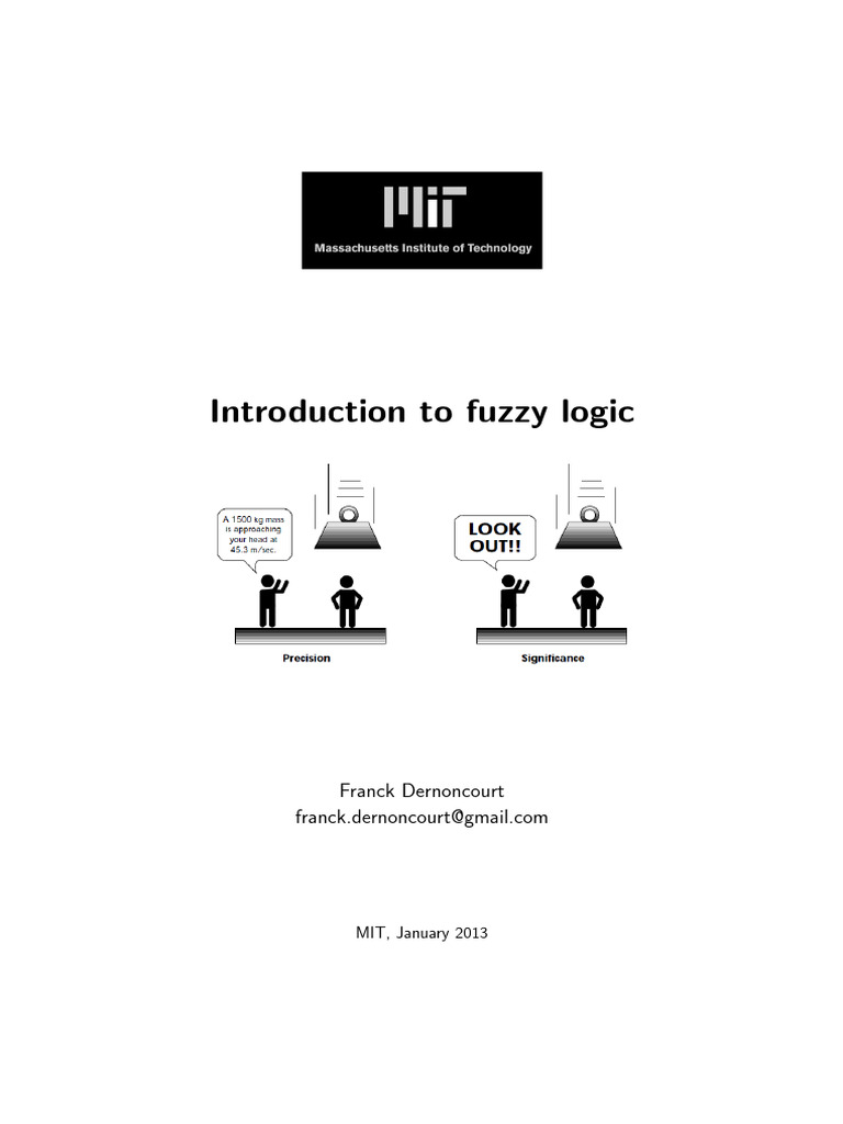 0704 - Introduction To FL - MIT ( ) | PDF | Fuzzy Logic | Artificial Neural Network