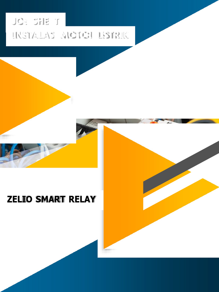 1 - Kontrol Motor 1 Fasa Dengan PLC Zelio | PDF