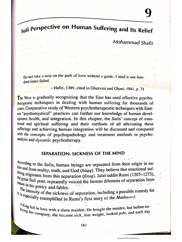 Shafi Sufism and Psychoanalysis | PDF