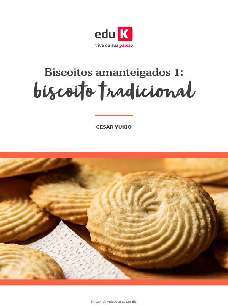 Receita Biscoitos Amanteigados 1 Biscoito Tradicional | PDF | Chocolate ...