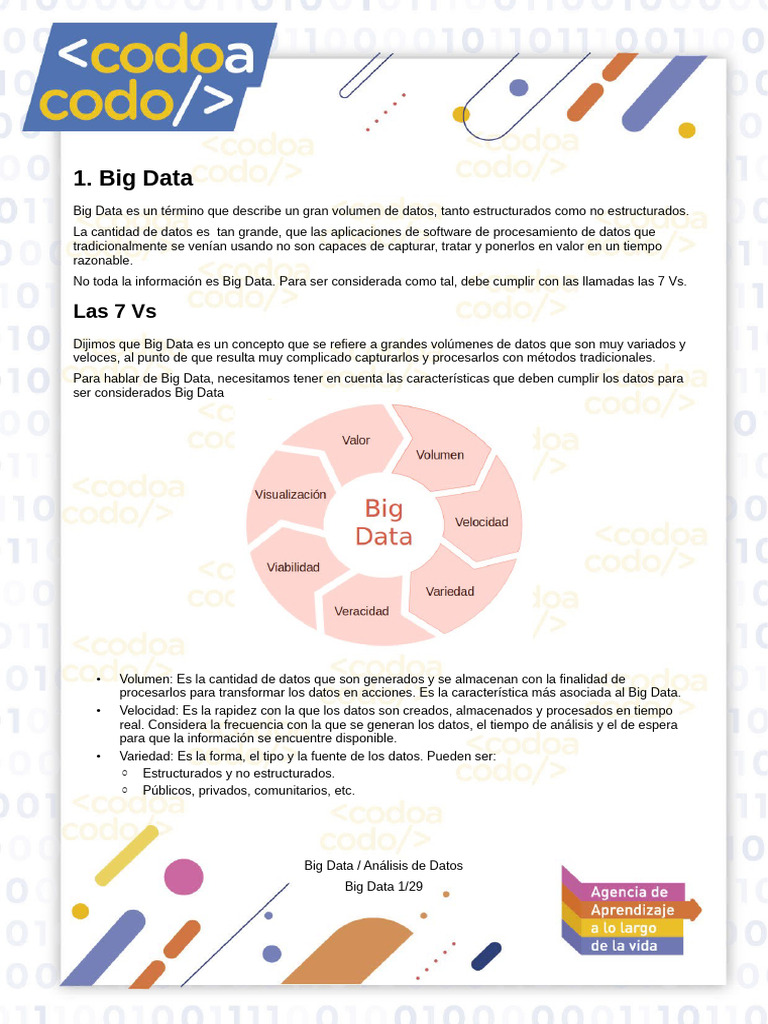 Imprimible UNIDAD 2 | PDF | Big Data | Aprendizaje automático