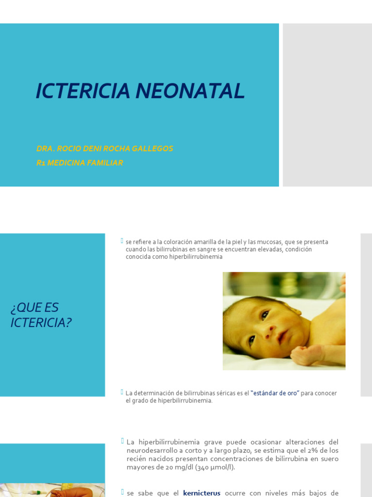 Ictericia Neonatal | PDF | Medicina CLINICA | Enfermedades y trastornos