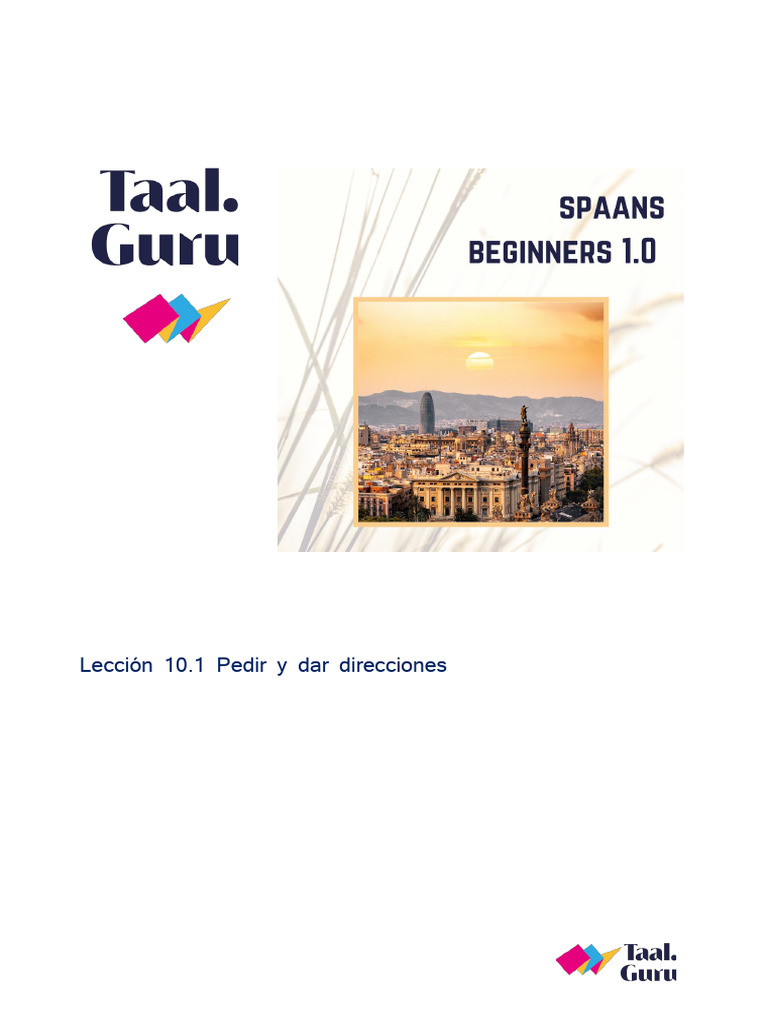 Spaans 1 Les 10 | PDF | Transporte | Vehículos