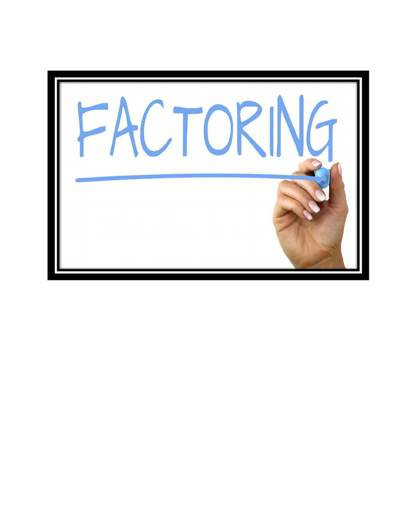 Factorisation Self Practice Pdf Factorization Arithmetic