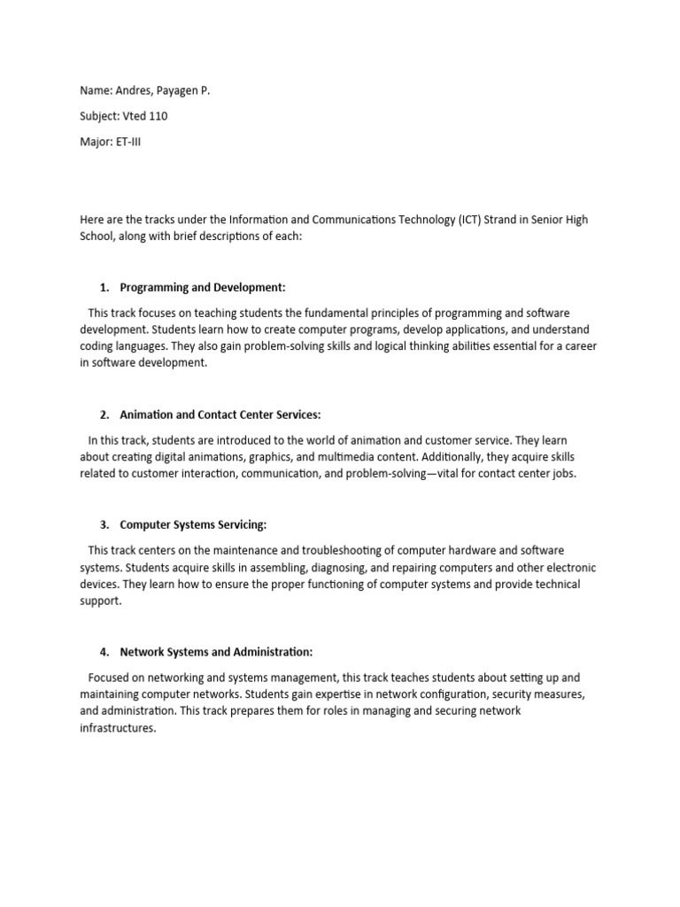ICT Assignment | PDF