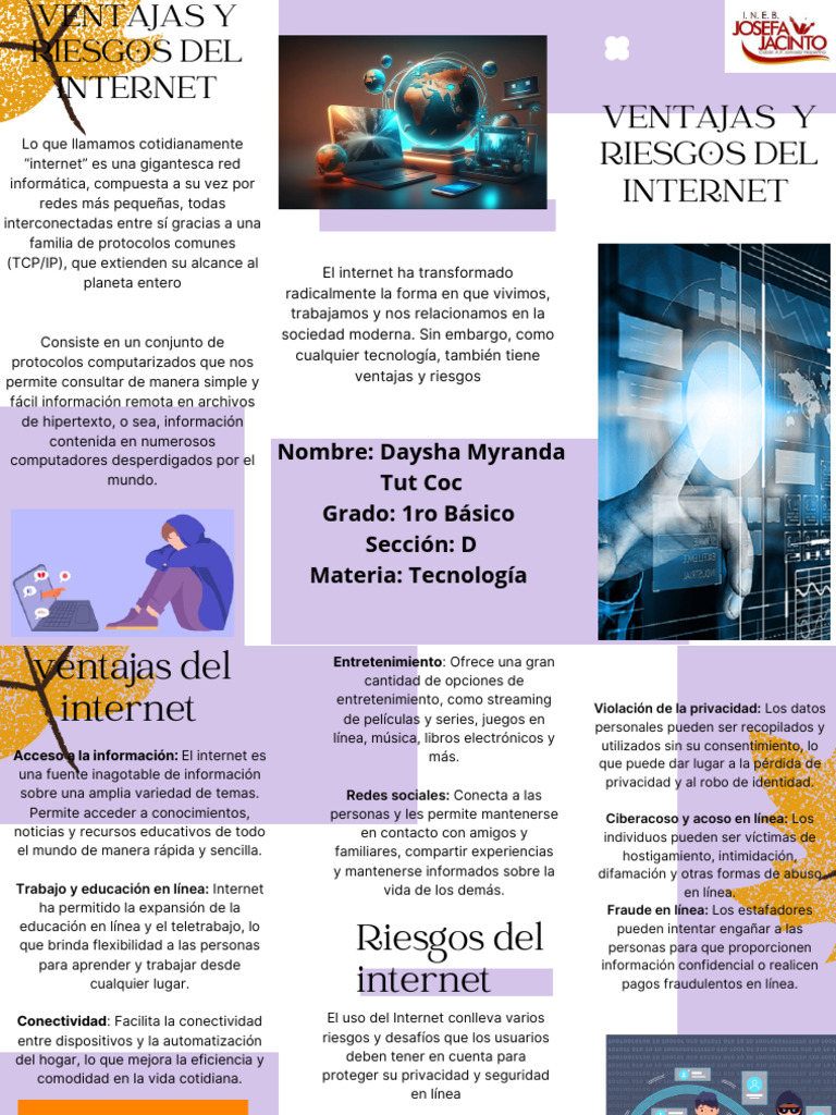 TRIFOLIAR | PDF | Internet | Acoso cibernético