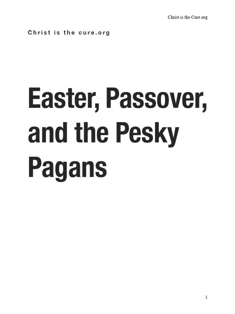 Easter | PDF | Easter | Paganism