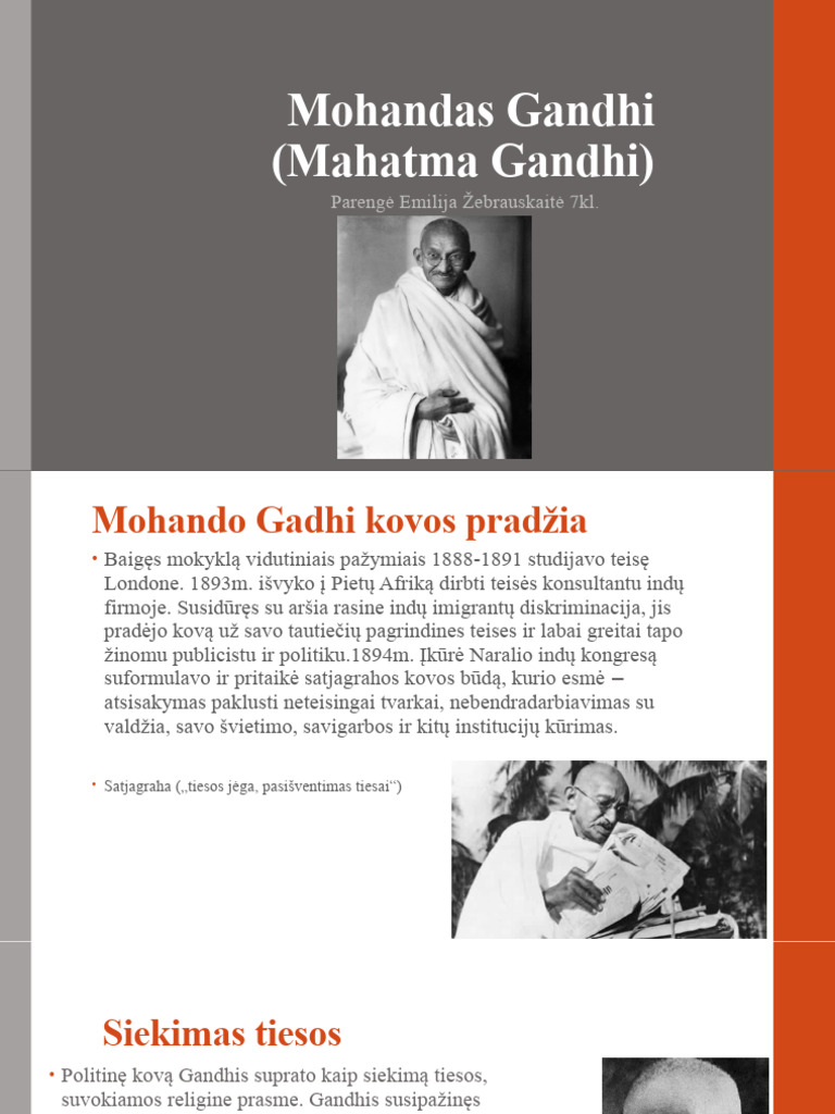 Mohandas Gandhi | PDF