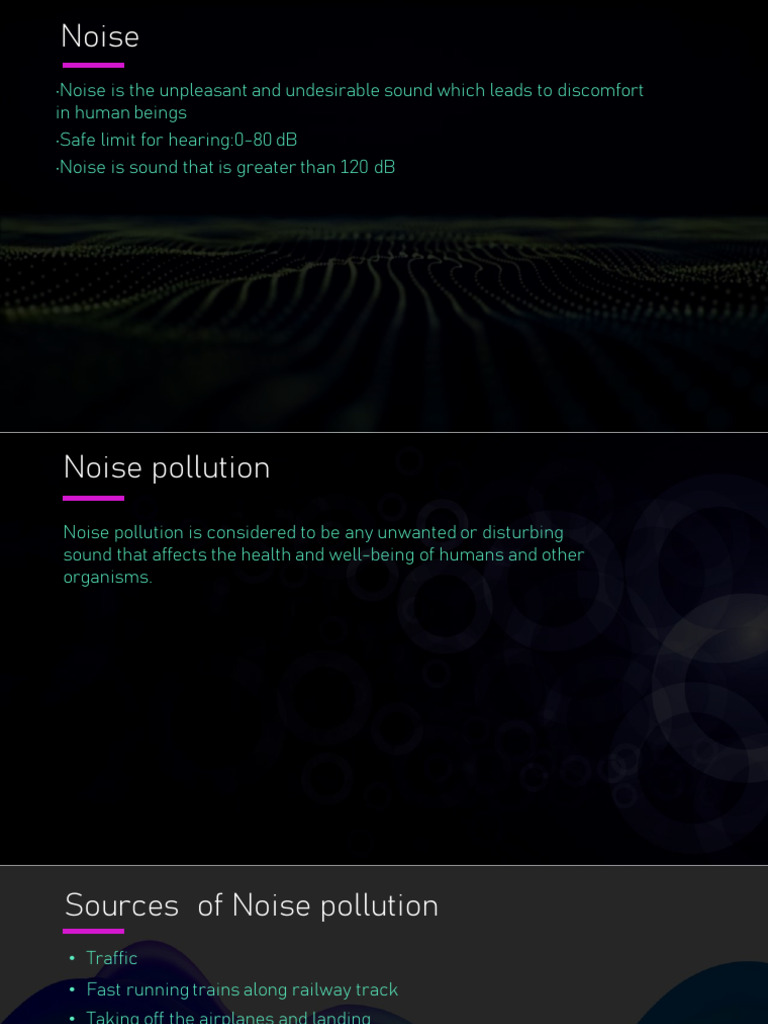 NOISE Pollution | PDF | Sound | Hearing Loss
