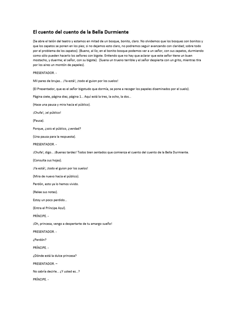 El Cuento Del Cuento de La Bella Durmiente | PDF