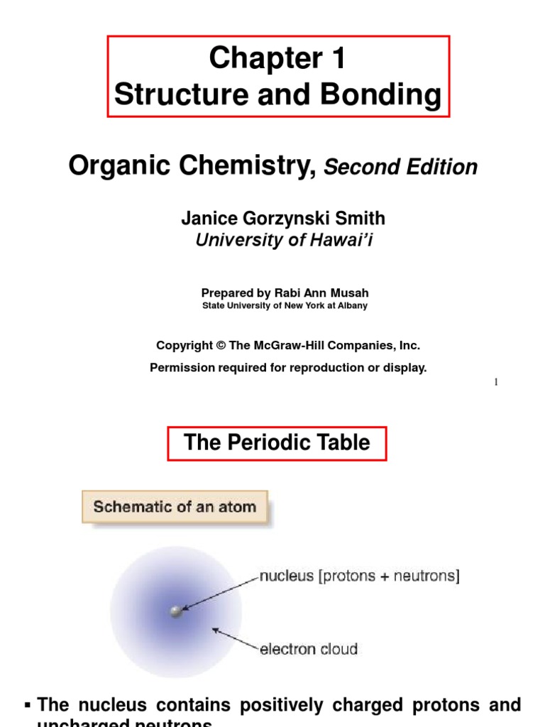 Structure and Bonding: Organic Chemistry | PDF | Chemical Polarity ...