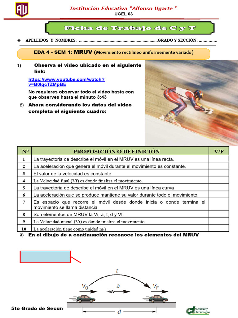 Ficha de Trabajo Remoto - Eda 4 - Sem1 | PDF