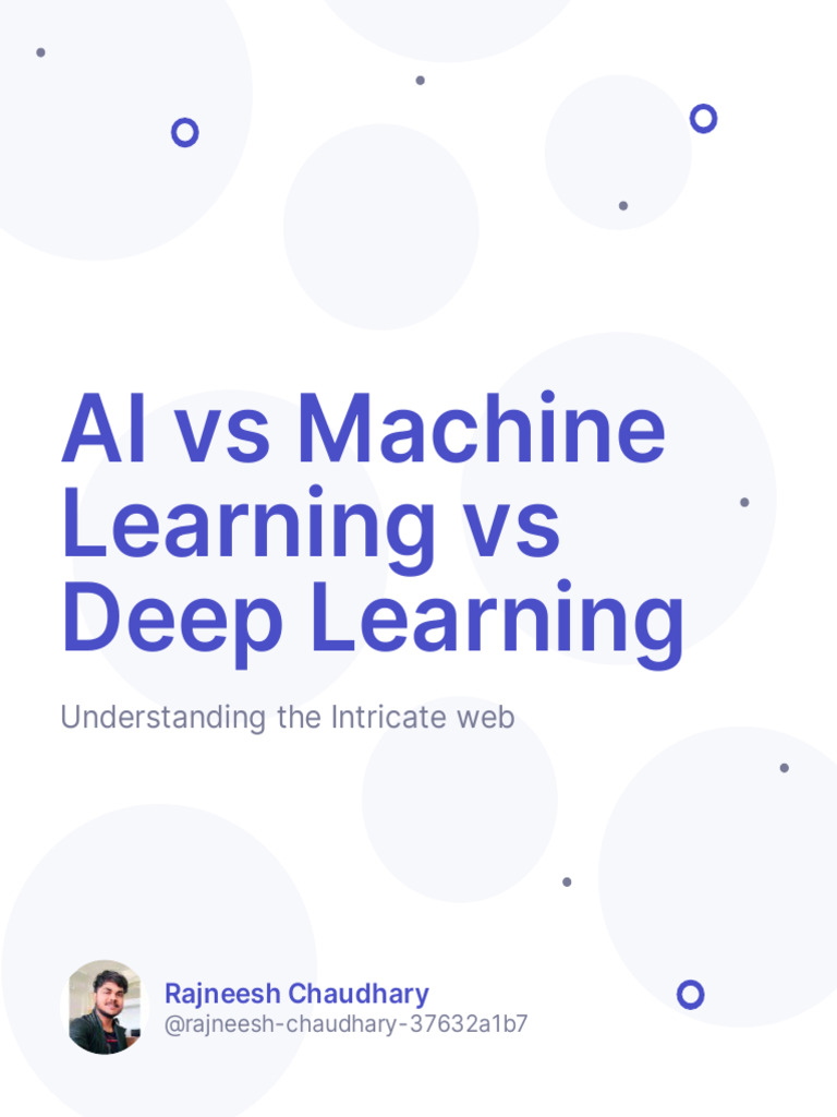 Ai Vs ML Vs DL | PDF