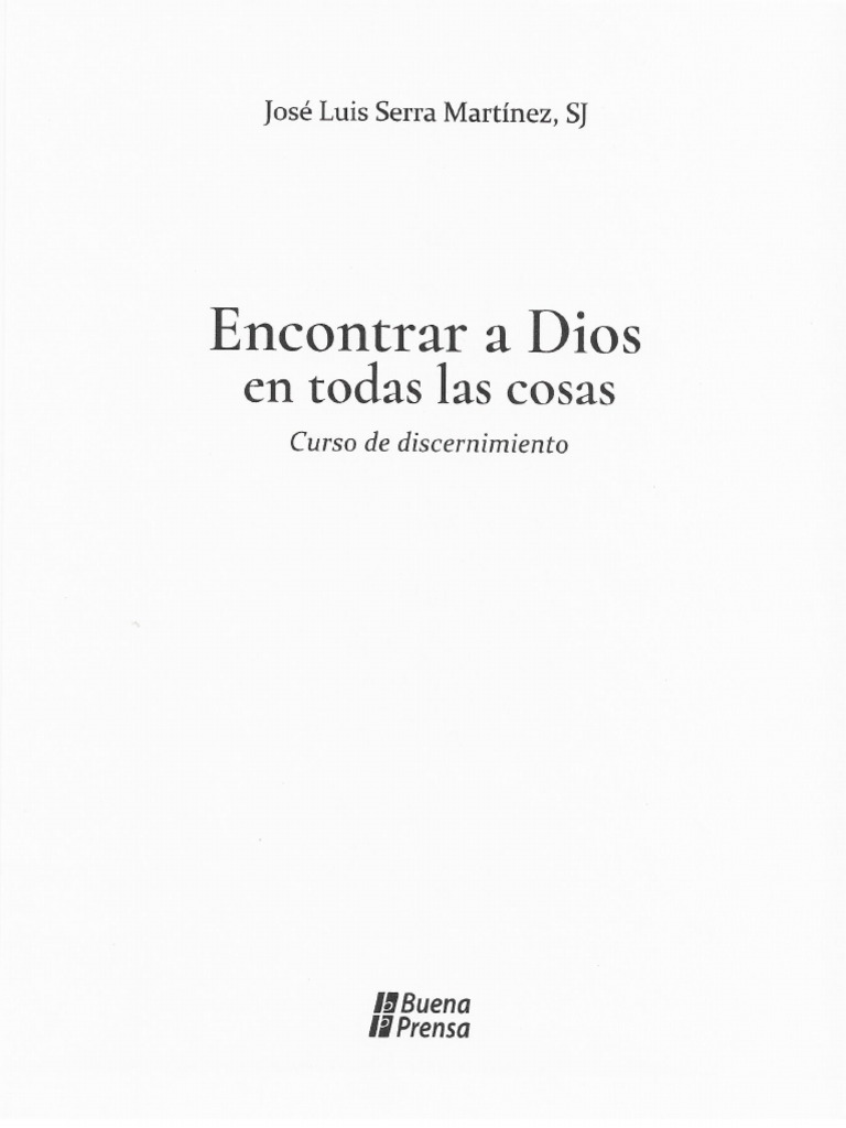 Encontrar A Dios en Todas Las Cosas | PDF