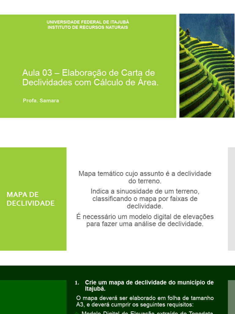 Aula03 Declividade | PDF