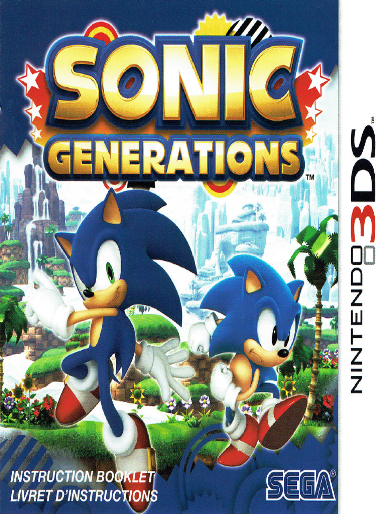 Manual de Sonic Generations para 3DS | PDF