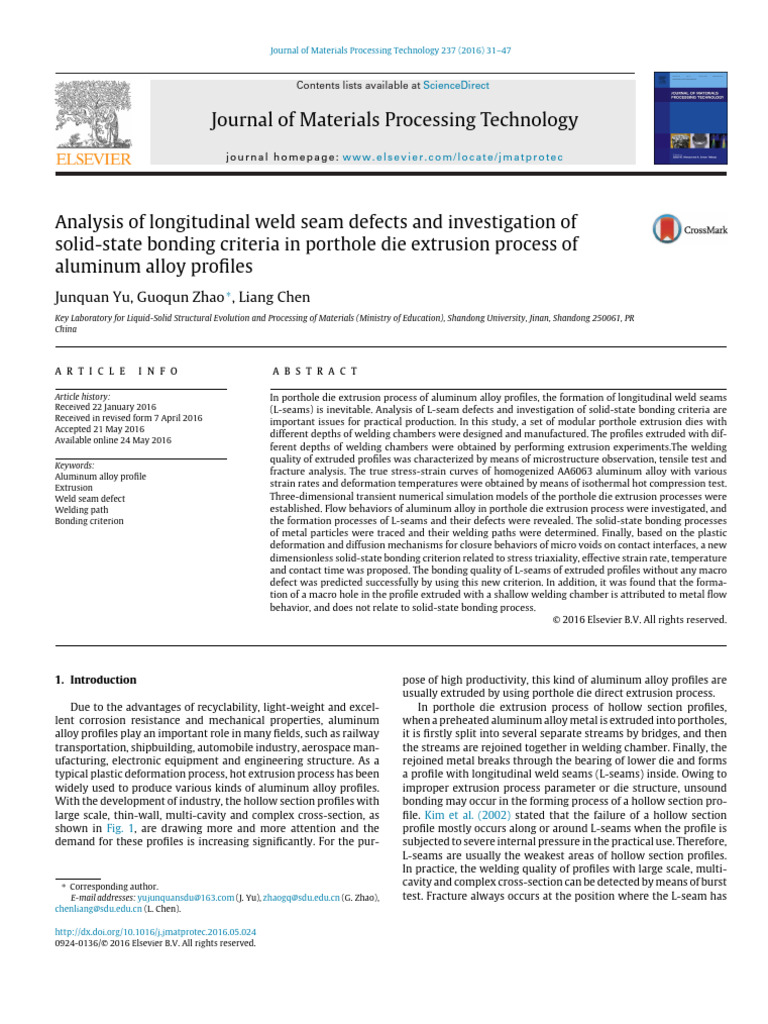Materials Processing Technology | PDF | Extrusion | Deformation ...