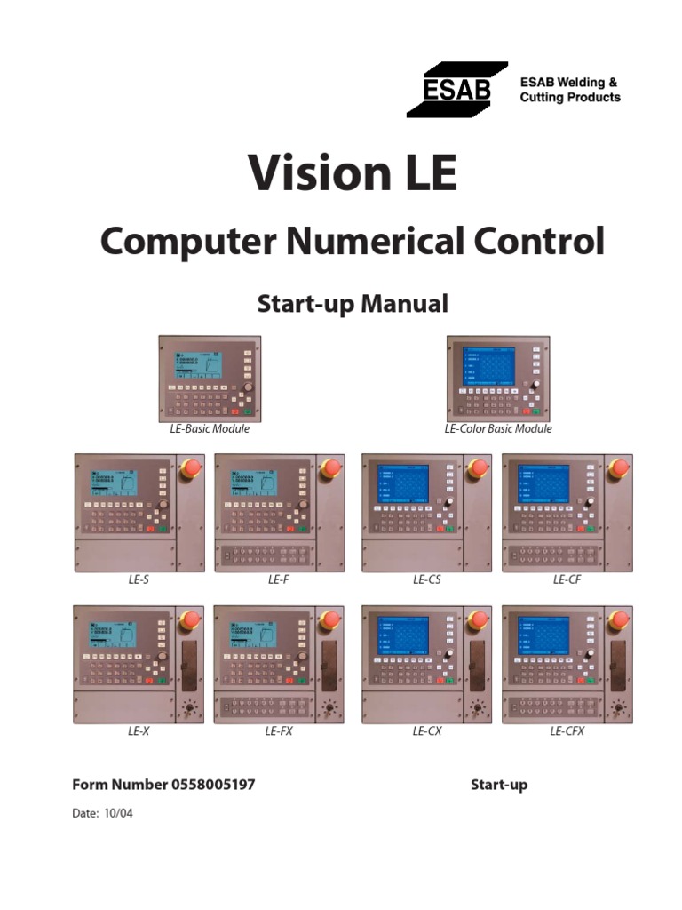 ESABVision LEManual | PDF | Booting | Floppy Disk