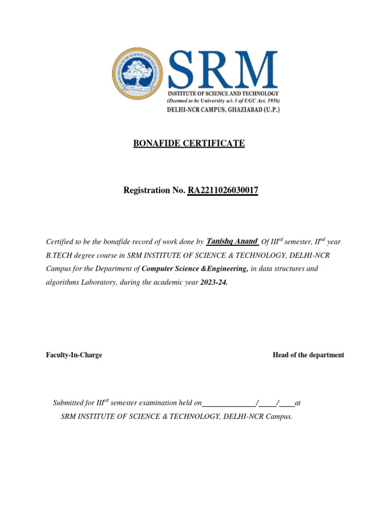 Dsa Project | PDF | Software Engineering | Computer Science