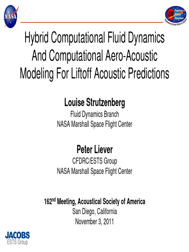 Presentation Nasa | PDF | Computational Fluid Dynamics | Simulation