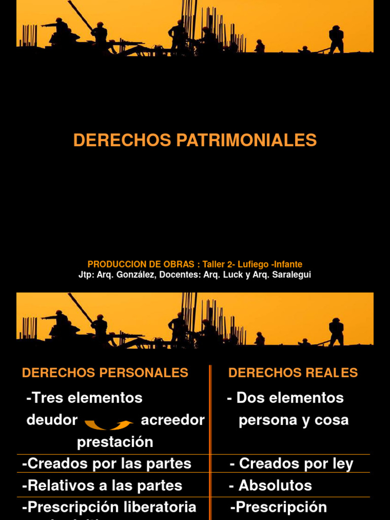 Powerpoint Derechos-Patrimoniales - PPT 2020 | PDF | Propiedad | Justicia