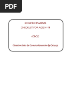 Folha de Cálculo ASEBA CBCL 1,5 A 5 Anos | PDF
