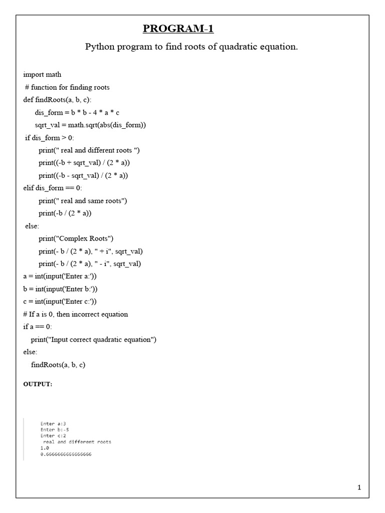 Python Programs | Download Free PDF | Applied Mathematics | Mathematics Python Programs | Download Free PDF | Applied Mathematics | Mathematics