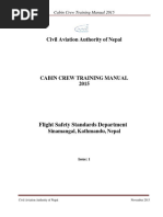 Preflight Briefing Checklist | PDF | Flight Attendant | Aviation