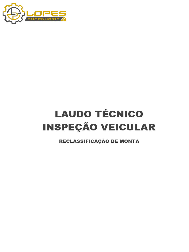 Laudo GM - Sterlix | PDF | Engenharia | Veículos