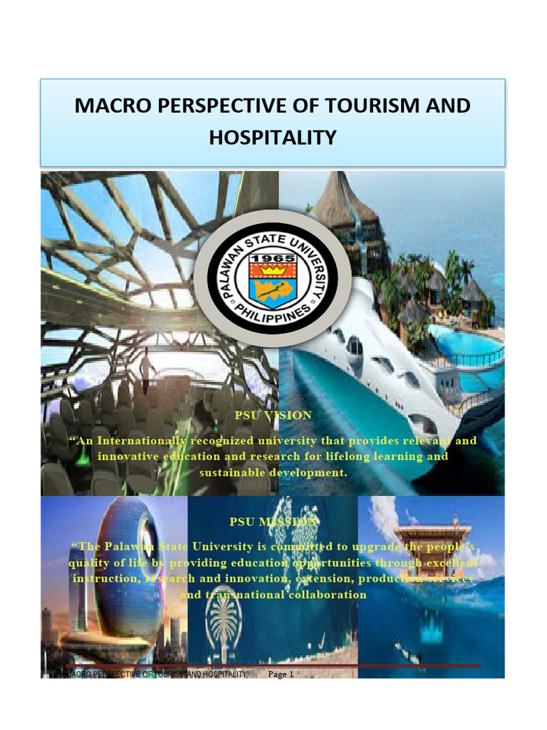 MODULE 5 Macro Perspective of Tourism and Hospitality | PDF | Tourism ...