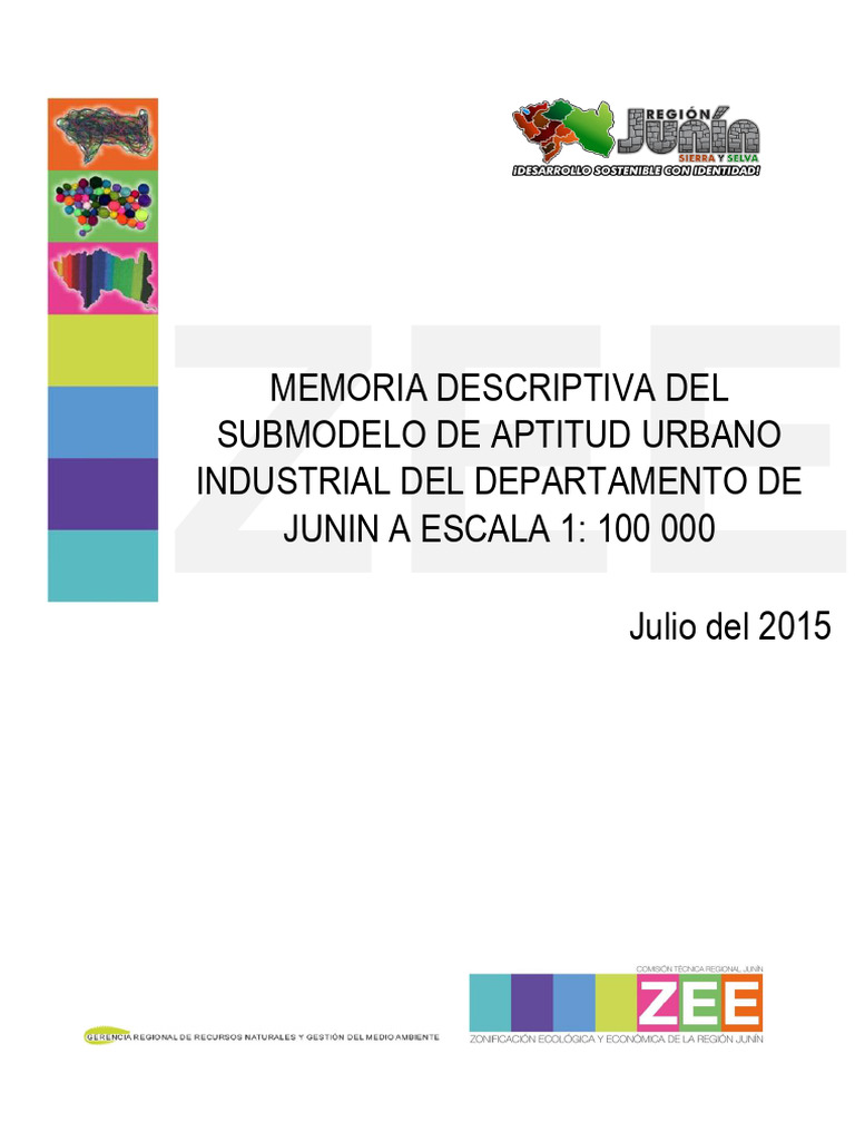 Submodelo Aptitud Urbano Industrial Junin | PDF | Roca (geología ...