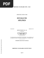 ANSI B92!1!1996 Involute Splines and Inspection | PDF