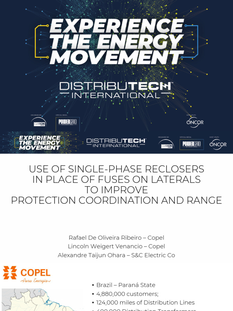 Artigo Distributech Final Version2 | PDF | Electricity | Power (Physics)