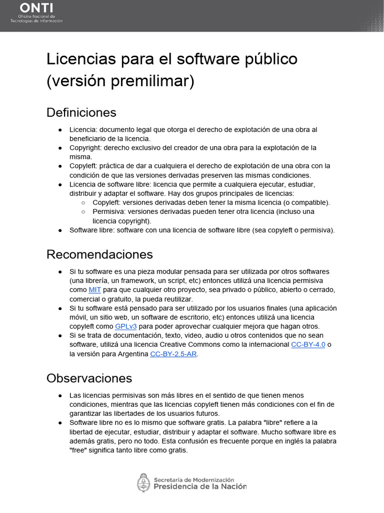 Como Elegir Una Licencia | PDF | Software libre | Ingeniería de software