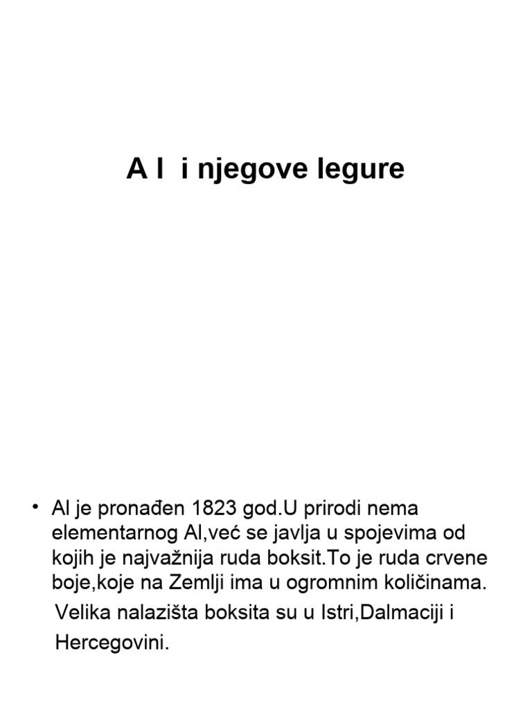 Laki Obojeni Metali I Njihove Legure | PDF