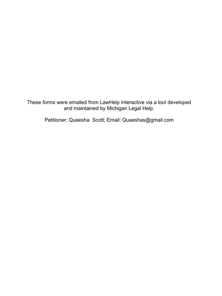 Email To Court Cover Sheet With Petition | PDF | Restraining Order ...