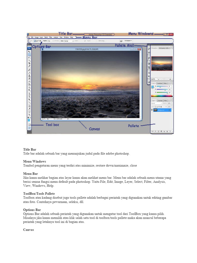 Tampilan Photoshop CS3 | PDF